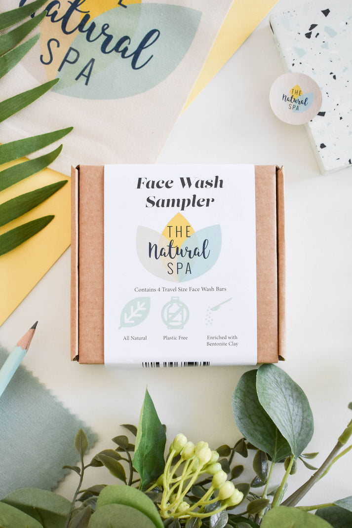 Face Wash Sample Pack - 4 x 15g Face Wash Bars – thenaturalspa