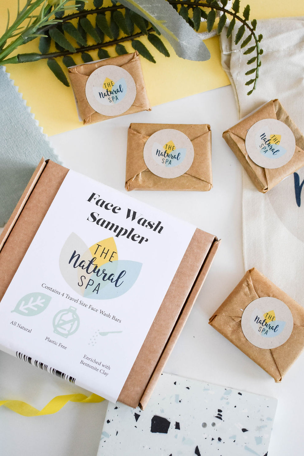Face Wash Sample Pack - 4 x 15g Face Wash Bars – thenaturalspa